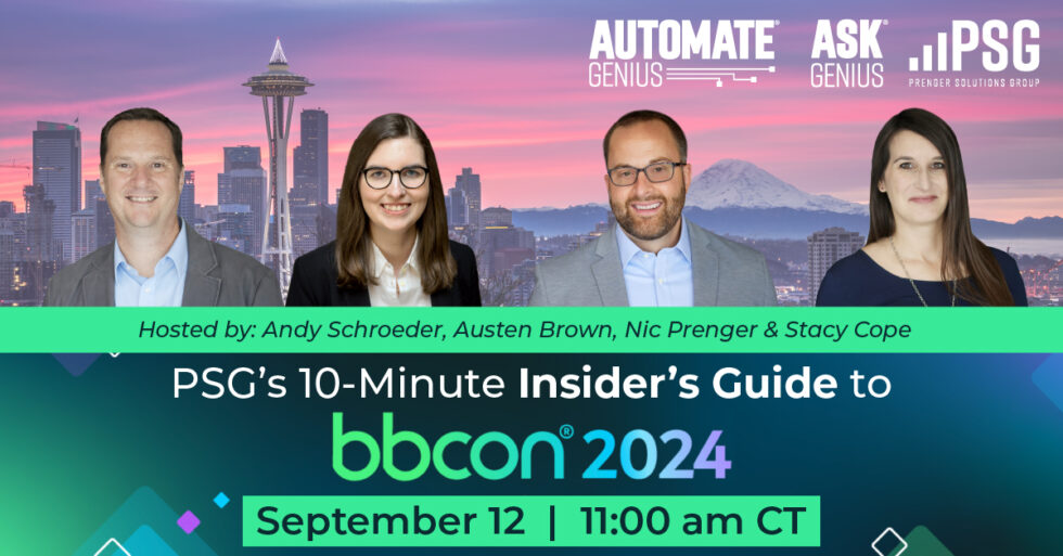 The PSG Insider's Guide to bbcon - Prenger Solutions Group